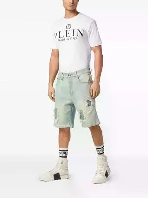 Philipp Plein Distressed Shorts