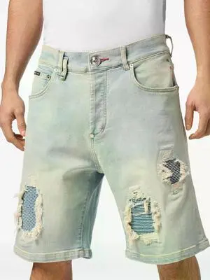 Philipp Plein Distressed Shorts