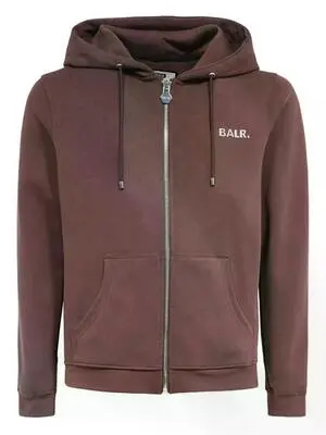 BALR. Logo-print Zip Up Hoodie