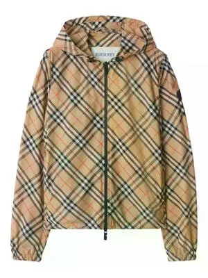 Burberry Check Hooded Jacket