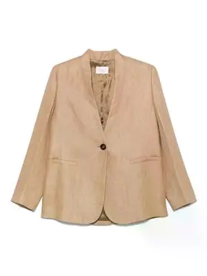 SLOWEAR Linen-blend Blazer