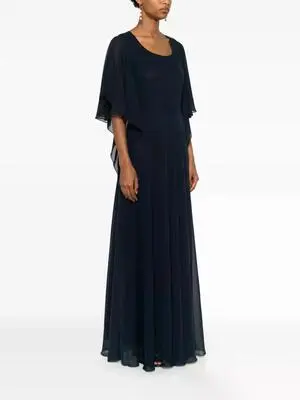 BLANCA VITA Pleated Maxi Dress
