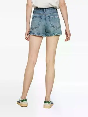 HEY JOANIE Utility Denim Shorts