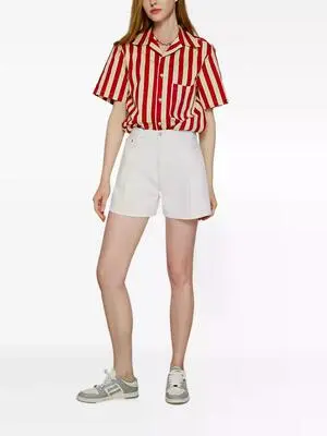 HEY JOANIE Pleated Shorts - White