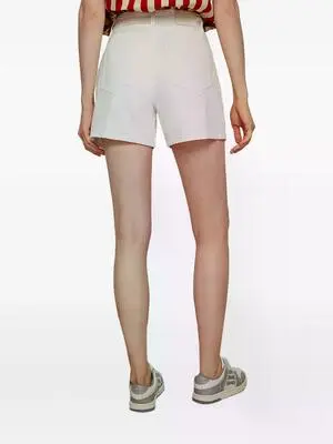 HEY JOANIE Pleated Shorts - White