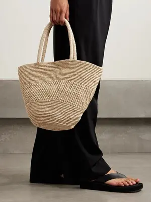 THE ROW Large Raffia Tote