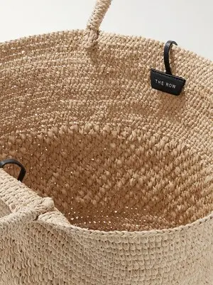 THE ROW Large Raffia Tote