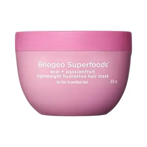 BRIOGEO Superfoods Acai + Passionfruit Lightweight, Hydrating Hair Mask For Fine Hair - One-color