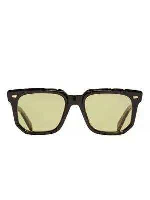 CUTLER & GROSS Tortoiseshell-effect Sunglasses - Brown