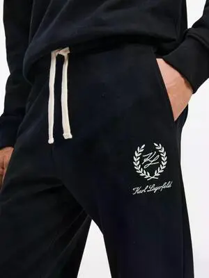 Karl Lagerfeld Elasticated-cuff Track Pants