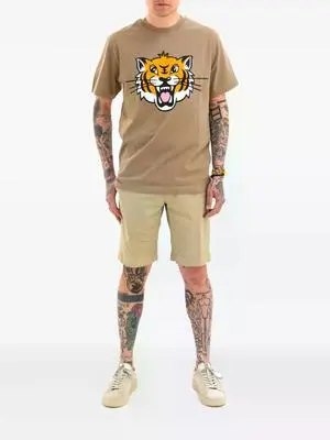 Incotex Cotton Knee-length Shorts - Neutrals
