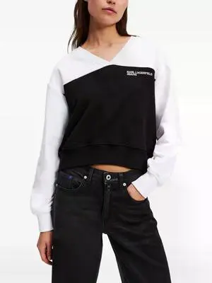 Karl Lagerfeld Two-tone Sweatshirt