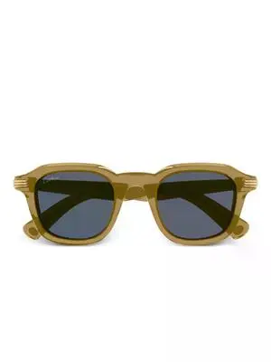 CARTIER Square-frame Sunglasses - Yellow