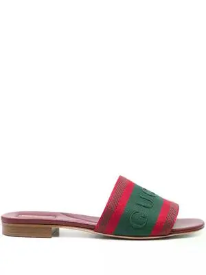Gucci Logo Flat Sandals
