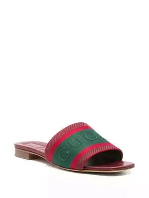 Gucci Logo Flat Sandals