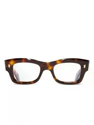 CUTLER & GROSS Square-frame Glasses - Brown