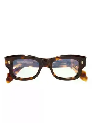 CUTLER & GROSS Square-frame Glasses - Brown