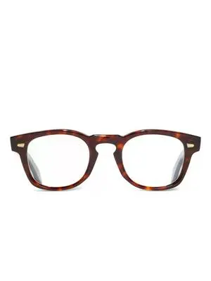 CUTLER & GROSS Tortoiseshell-effect Glasses - Red