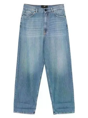 3x1 Button-fastening Straight Leg Jeans