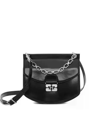 GANNI Logo-plaque Cross Body Bag