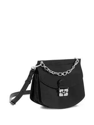 GANNI Logo-plaque Cross Body Bag
