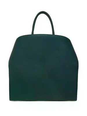 FERRAGAMO Hug Leather Tote - Green