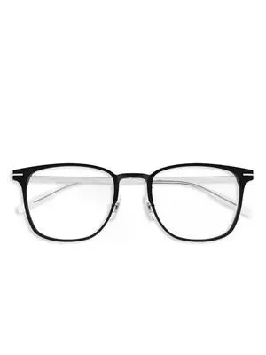 Montblanc Square-frame Glasses - Black
