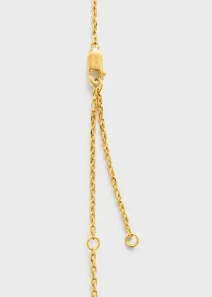 TOTEME Large Onyx Drop Y Necklace - Black