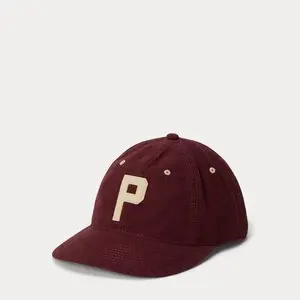 Ralph Lauren Ralph Lauren Felt-Patch Ball Cap Red Wine