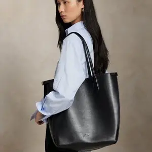 Ralph Lauren Collection Black Calf Leather Totes