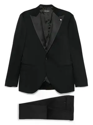 LUIGI BIANCHI MANTOVA Virgin-wool Suit - Black