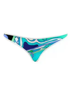 Emilio Pucci Orchidee-print Bikini - Green