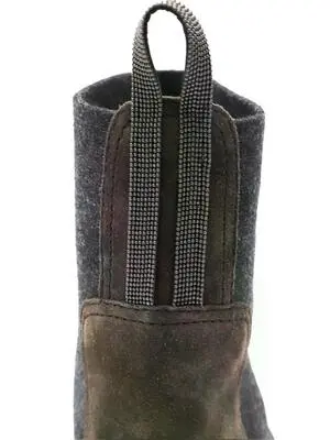 Brunello Cucinelli Suede Chelsea Boots - Brown