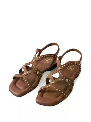 Ash Leather Sandals