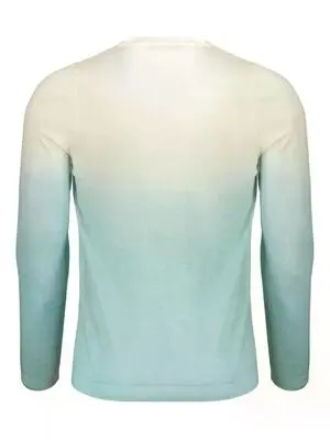 MOORER Gradient-effect Jumper - Blue