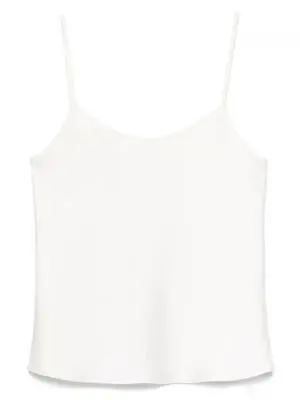 BLANCA VITA Satin Tank Top