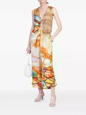 YAVI Graphic-print Vest