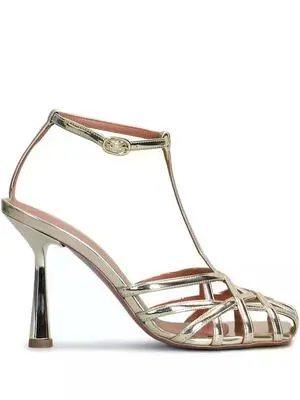 CASTAGNA 100mm Lidia Sandals - Gold