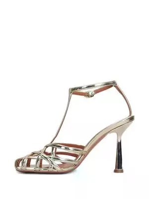 CASTAGNA 100mm Lidia Sandals - Gold