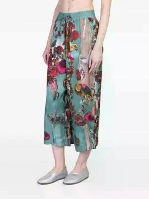 YAVI Graphic-print Trousers