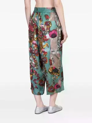 YAVI Graphic-print Trousers