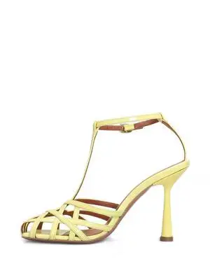 CASTAGNA 100mm Lidia Sandals - Yellow