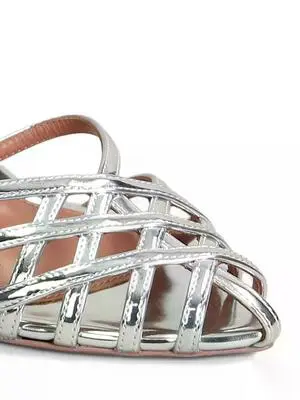 CASTAGNA 110mm Miami Sandals - Silver