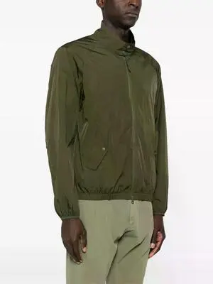 BARACUTA Logo-print Jacket - Green