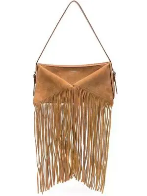 Coperni Suede Shoulder Bag - Brown