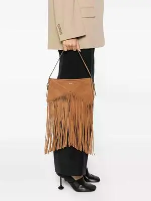 Coperni Suede Shoulder Bag - Brown