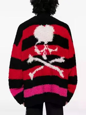 MASTERMIND WORLD Striped Crew Neck Sweater
