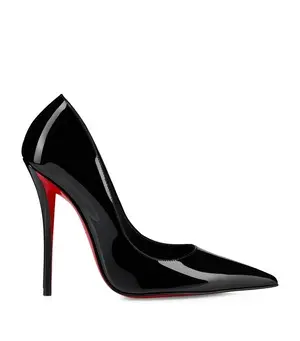 CHRISTIAN LOUBOUTIN Miss Z Patent Leather Pumps 120 - Black