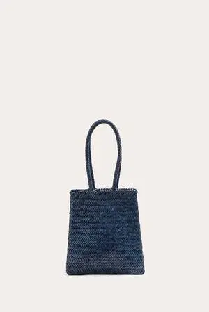 LIFFNER Flat Leather Basket Bag