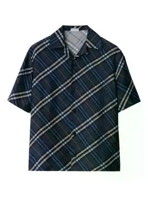 Burberry Checked Silk Shirt